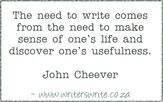 Quotable - John Cheever - Writers Write