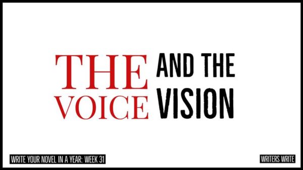 Write Your Novel In A Year - Week 31: The Voice & The Vision - Writers ...