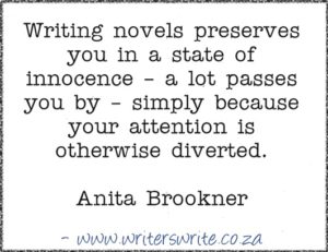 Quotable – Anita Brookner - Writers Write