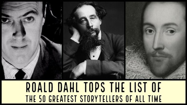Roald Dahl Tops The List Of The 50 Greatest Storytellers Of All Time ...