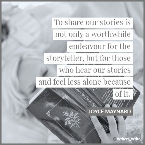 Quotable – Joyce Maynard - Writers Write