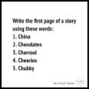 Daily Writing Prompt - Writers Write
