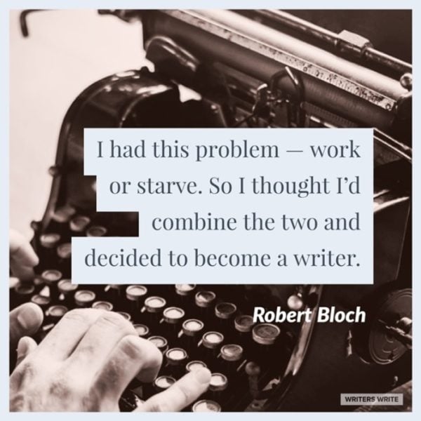 Quotable – Robert Bloch - Writers Write