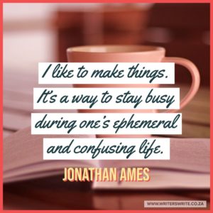 Quotable – Jonathan Ames - Writers Write