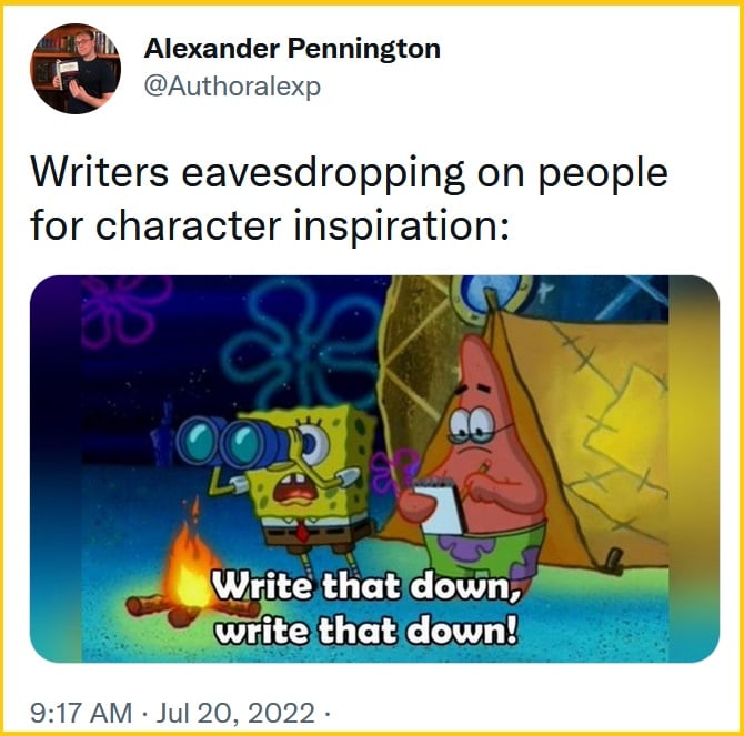 Eavesdropping - Writers Write