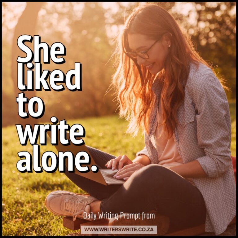 Daily Writing Prompt - Writers Write