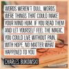 Quotable – Charles Bukowski - Writers Write