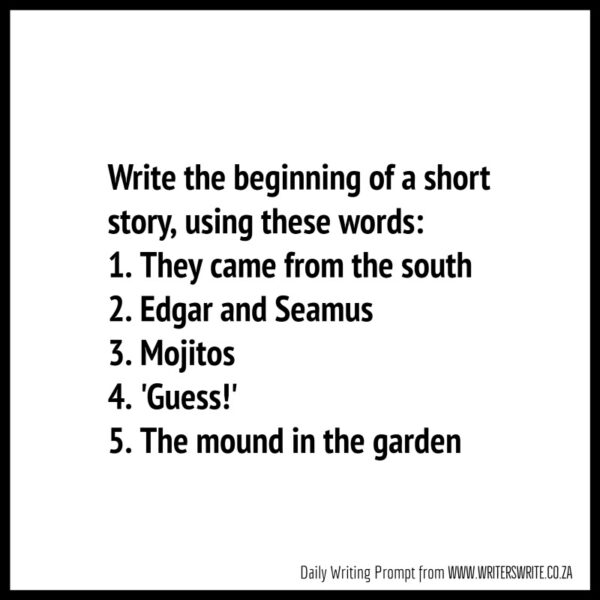 Daily Writing Prompt - Writers Write