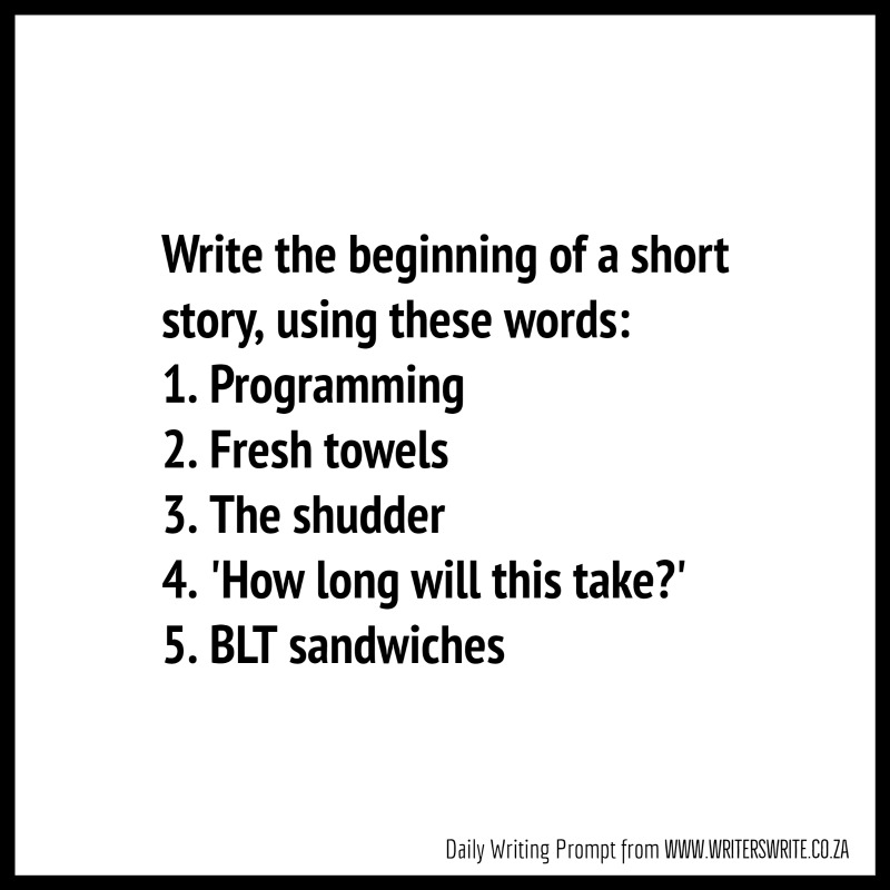 Daily Writing Prompt - Writers Write