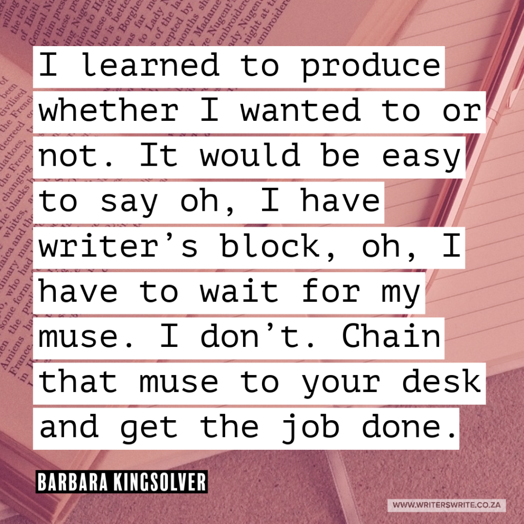 Quotable - Barbara Kingsolver - Writers Write