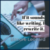 Quotable - Elmore Leonard - Writers Write