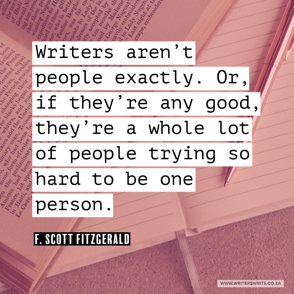 Quotable – F. Scott Fitzgerald - Writers Write