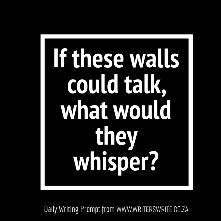 Daily Writing Prompt - Writers Write
