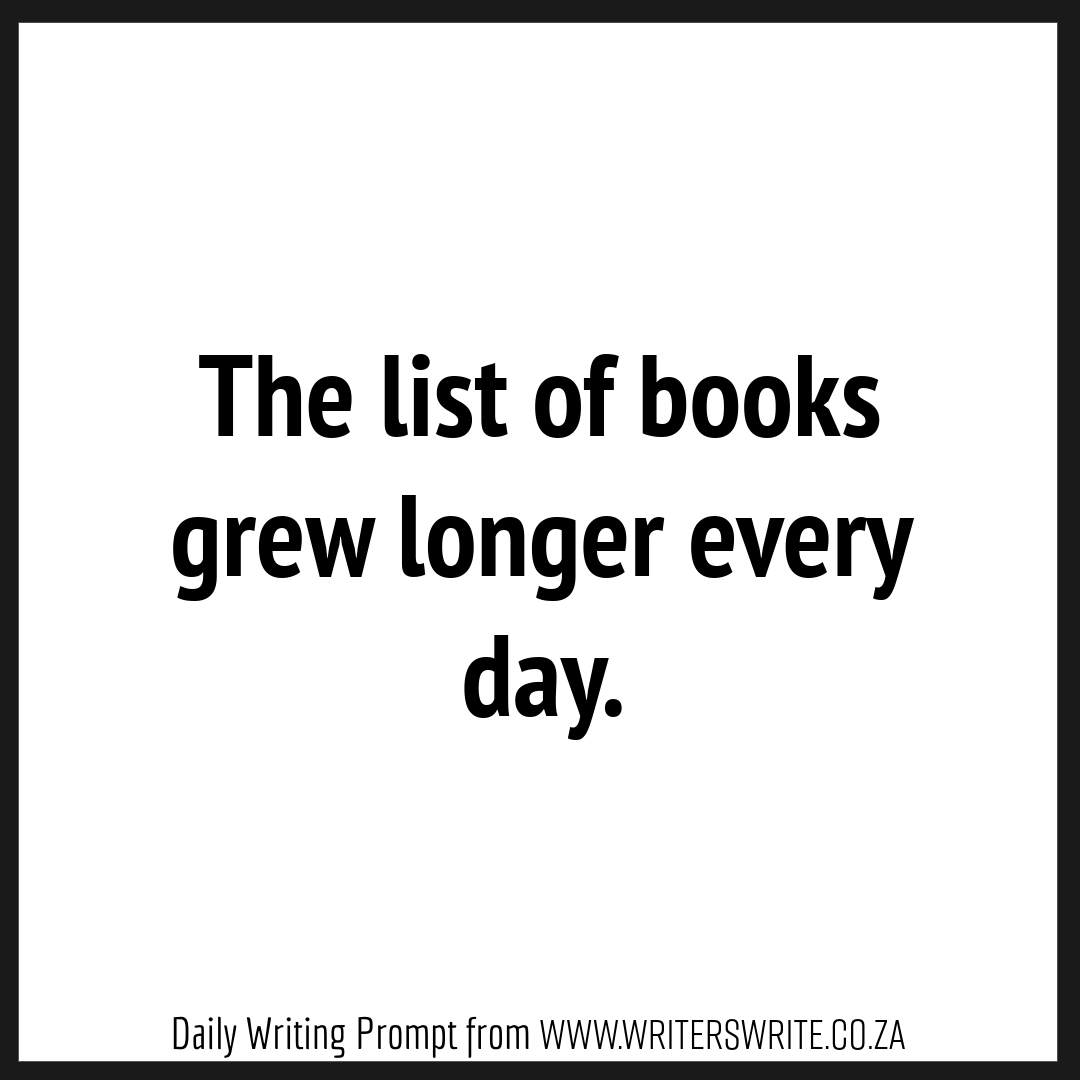 Daily Writing Prompt - Writers Write