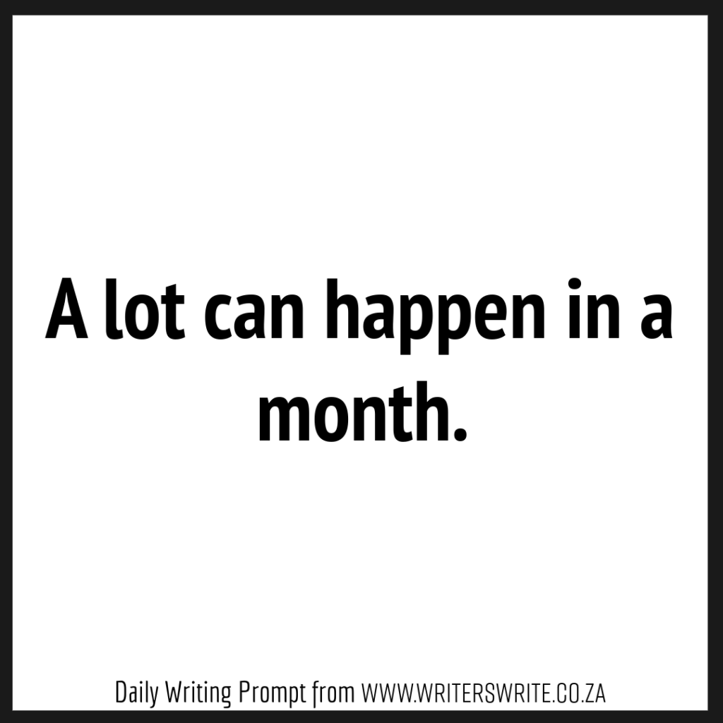 Daily Writing Prompt - Writers Write