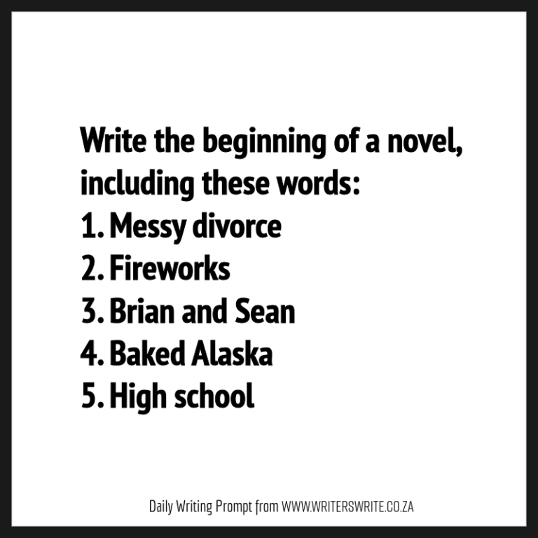 Daily Writing Prompt - Writers Write