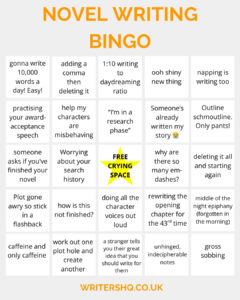 NW Bingo - Writers Write