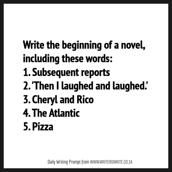 Daily Writing Prompt - Writers Write