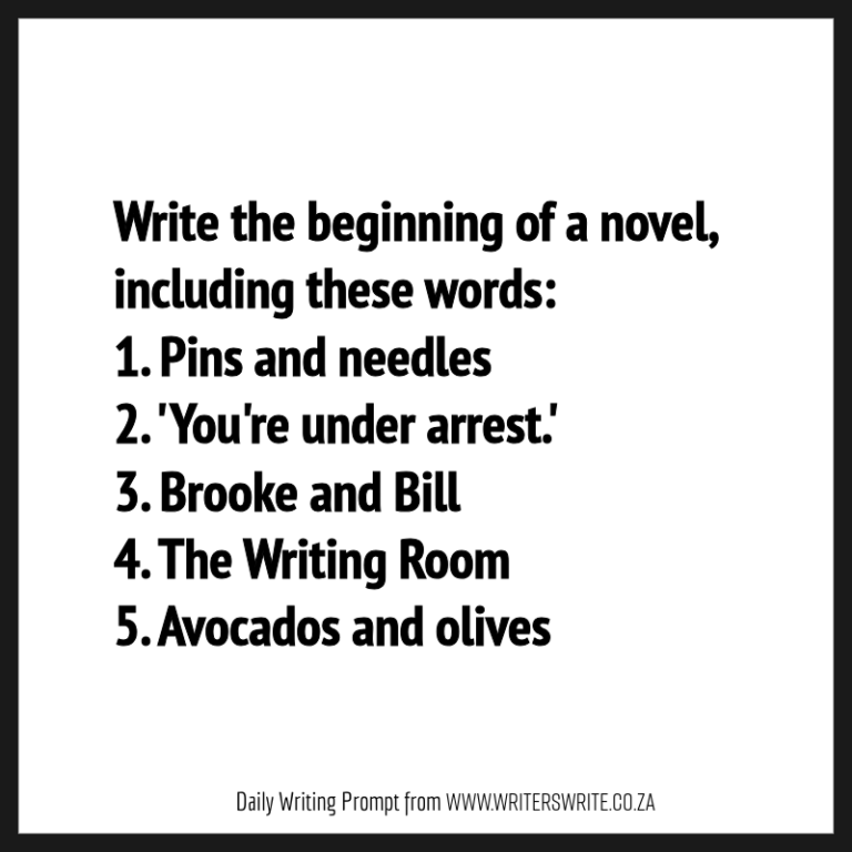 Daily Writing Prompt - Writers Write