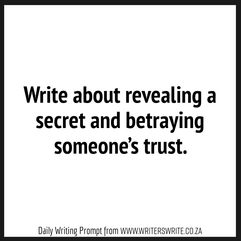 Daily Writing Prompt - Writers Write