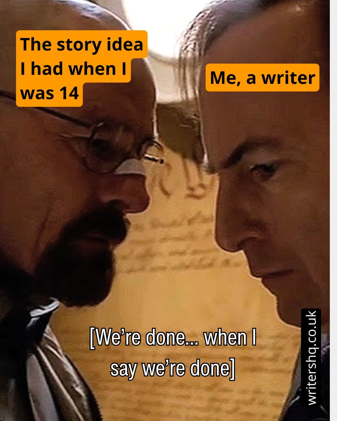 When I Say We're Done - Writers Write