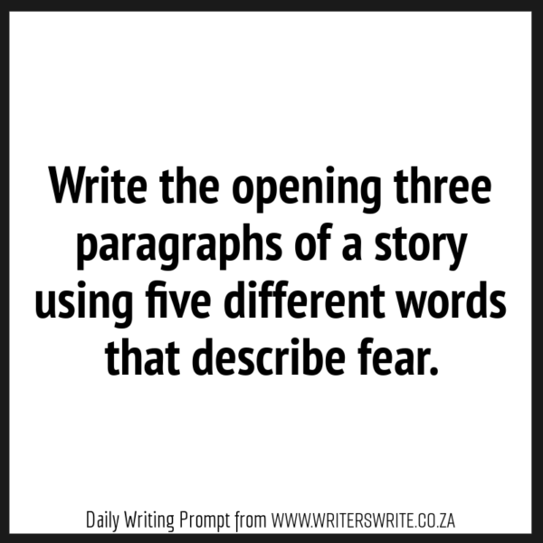 Daily Writing Prompt - Writers Write