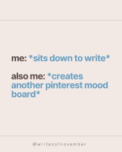 Another Mood Board - Writers Write