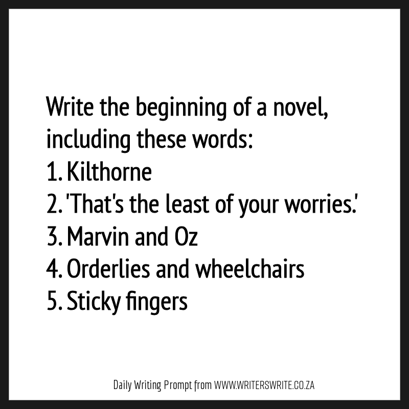 Daily Writing Prompt - Writers Write
