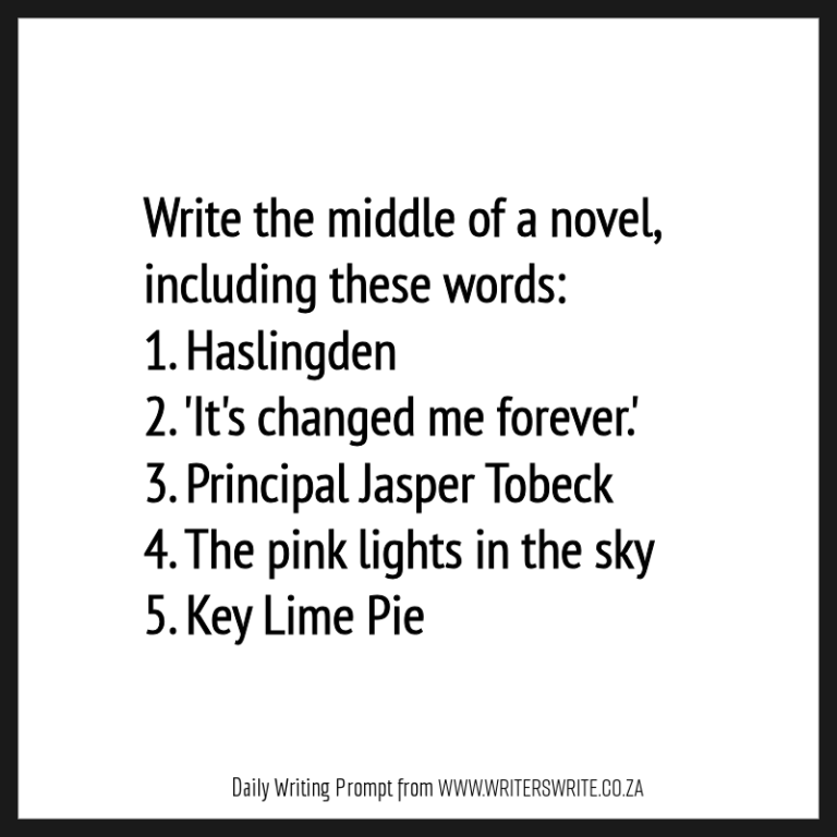 Daily Writing Prompt - Writers Write