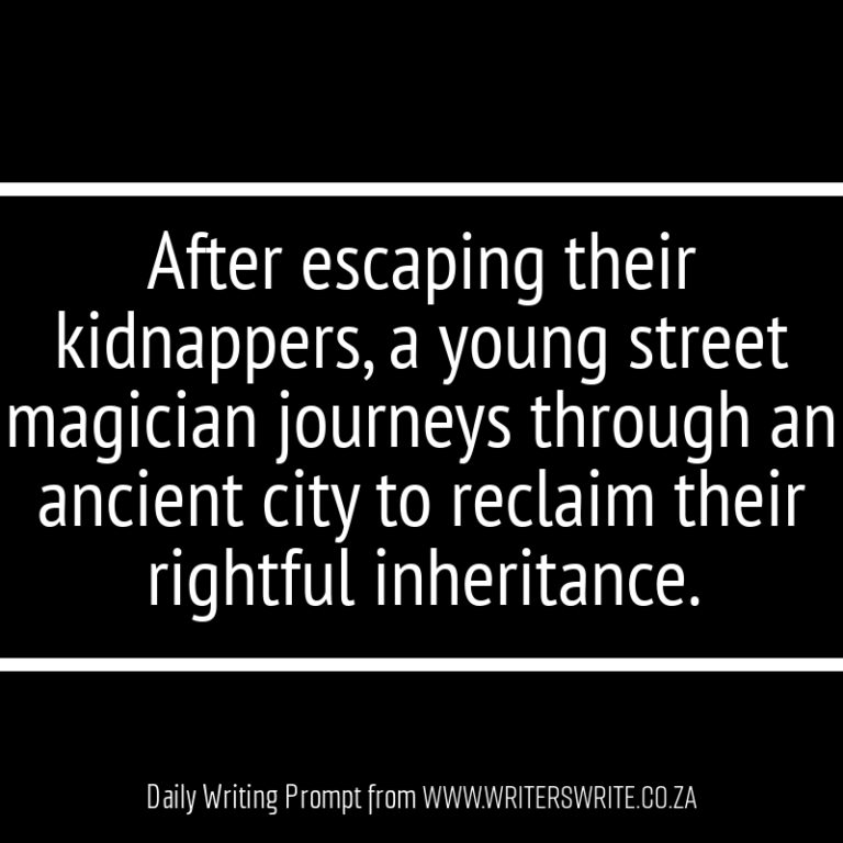 Daily Writing Prompt - Writers Write