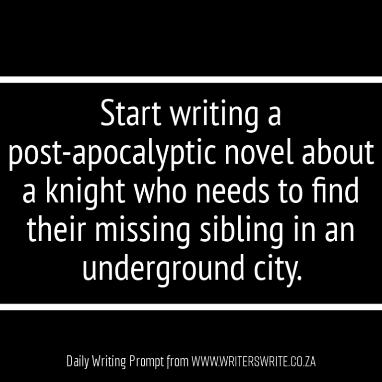 Daily Writing Prompt - Writers Write